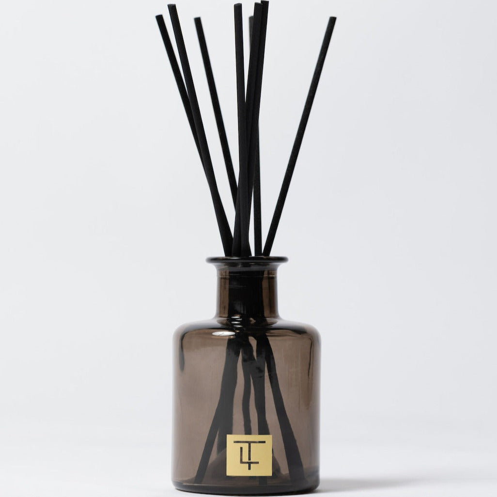 Luca - Leather & Black Amber Diffuser – Timeless by Liana